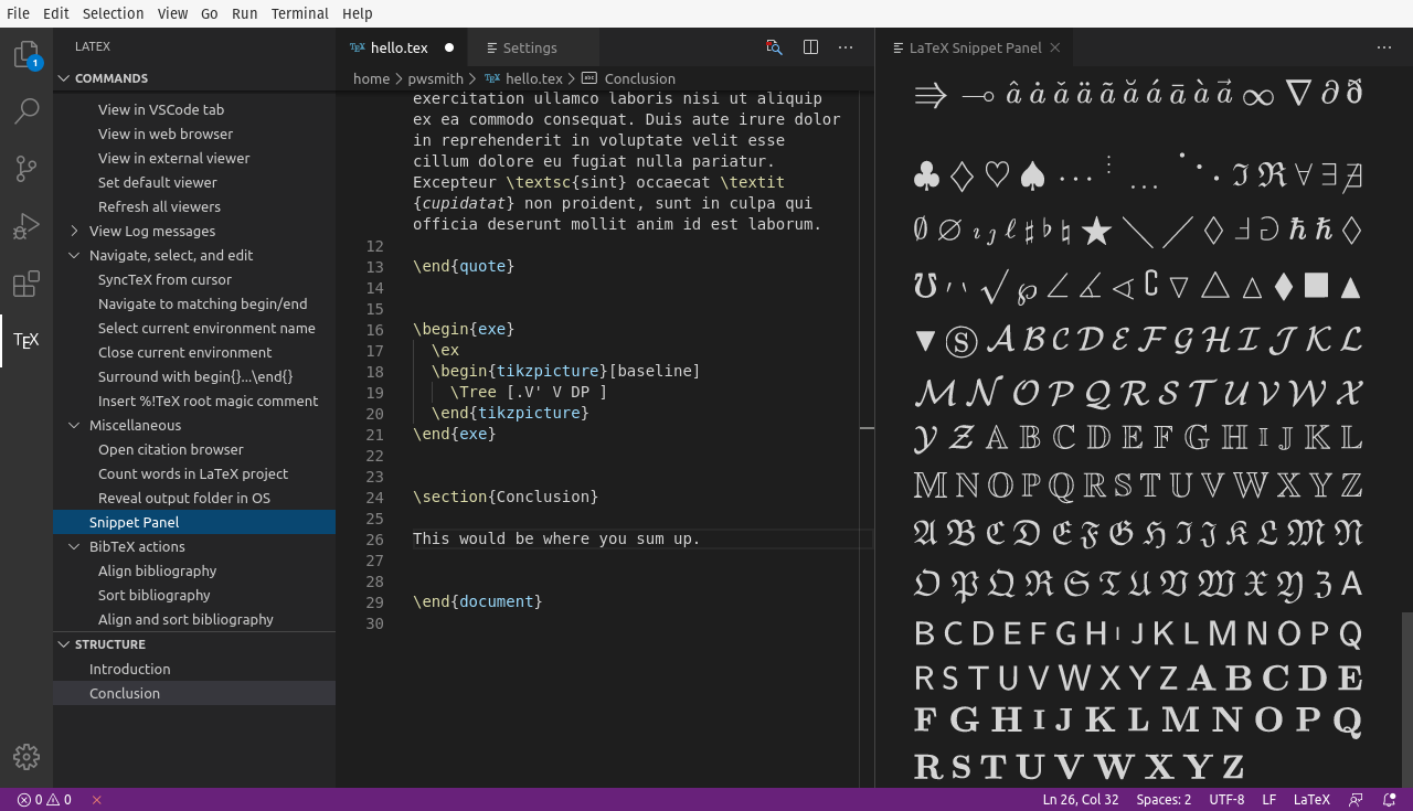 Setting Up Visual Studio Code For LaTeX